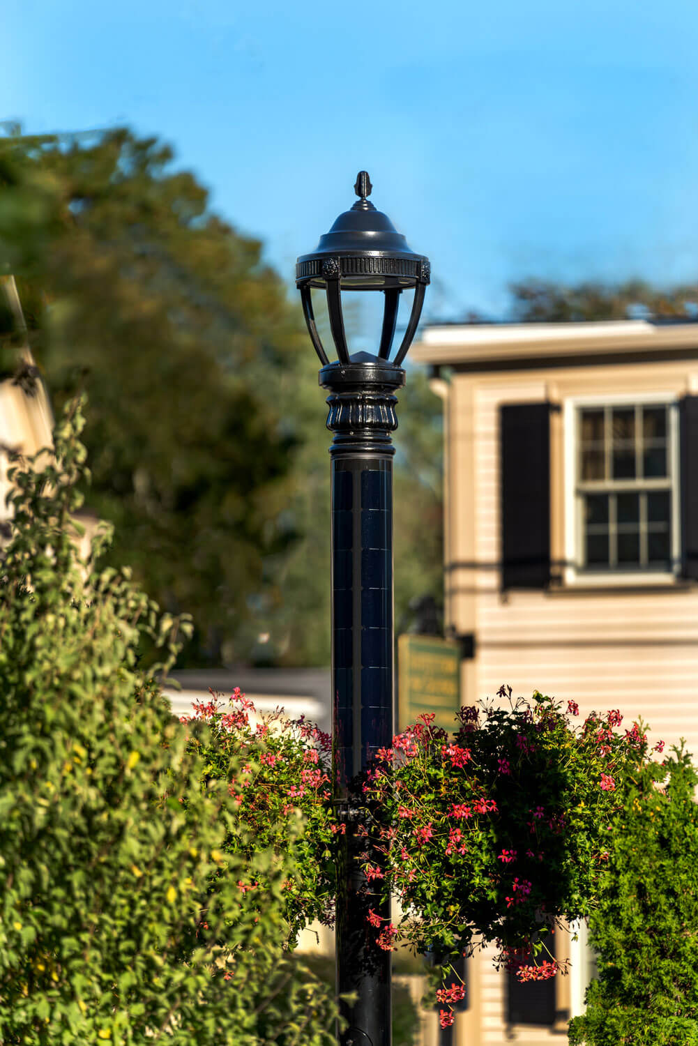 Soluxio solar decorative street lights near Boston, USA